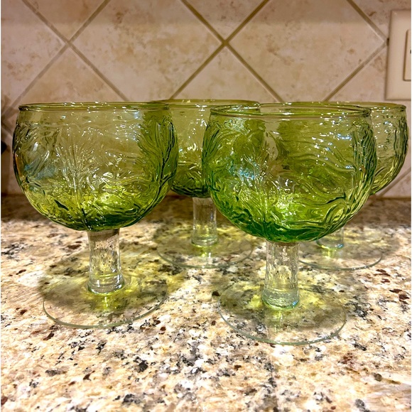 sigma secla | Dining | Vintage Sigma Secla Taste Setter Green Glass ...